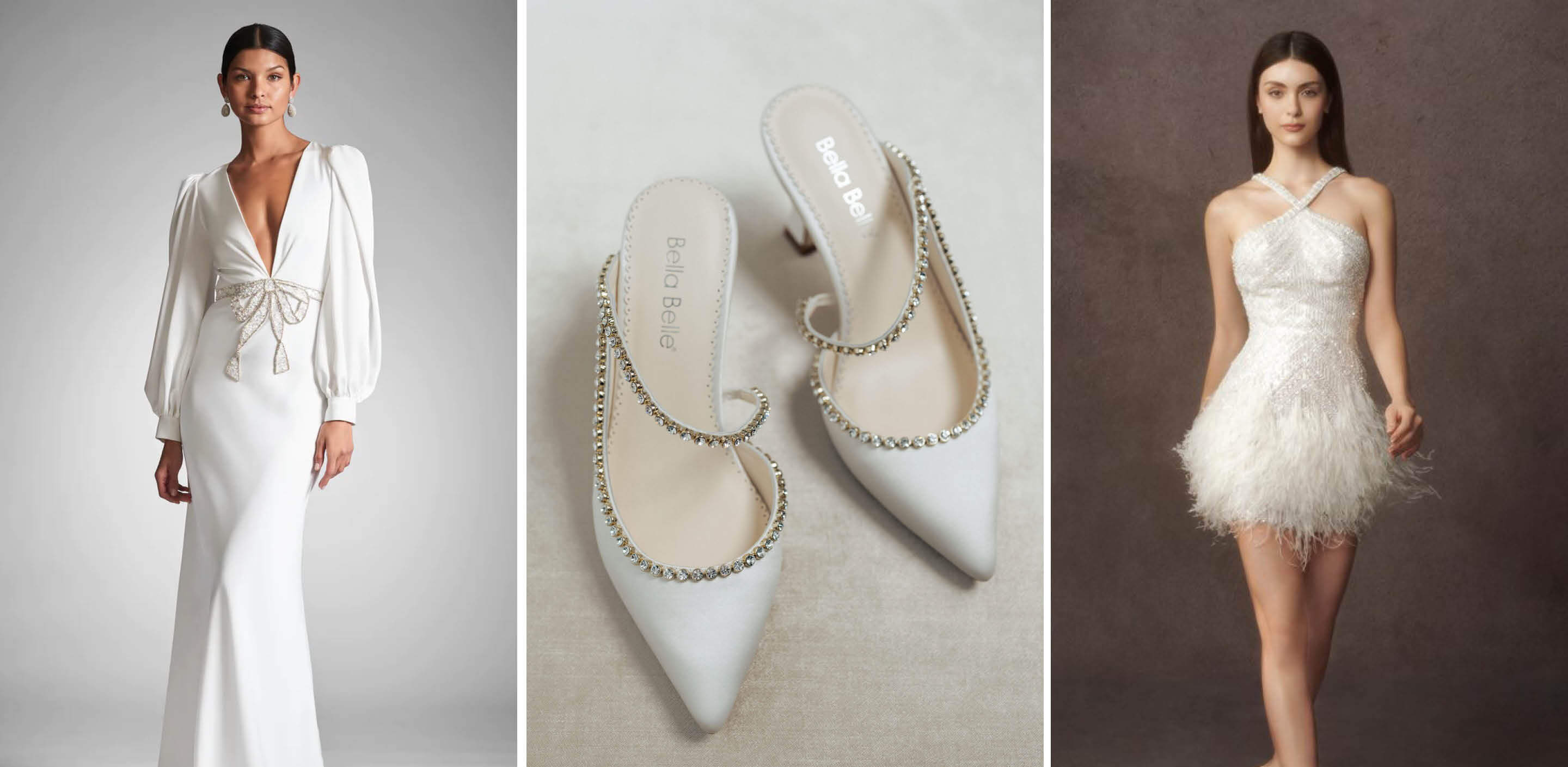 Wear These Elopement Dresses and Chic Bridal Shoes