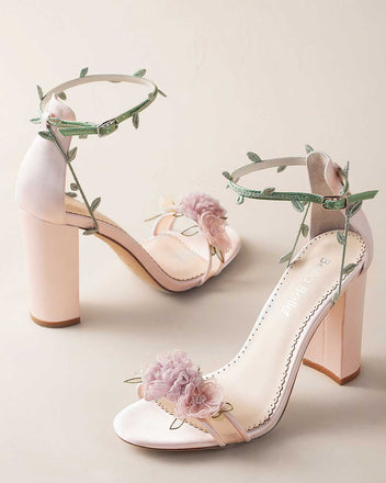 Bridal Guide for Chic & Comfortable Block Heel Wedding Shoes
