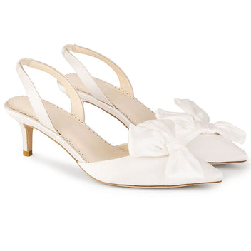 Comfortable & Low 2 Inch Wedding Heels for Brides